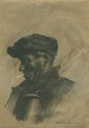 The Miner in Charcoal and Pencil | ClaudeBuckleArt